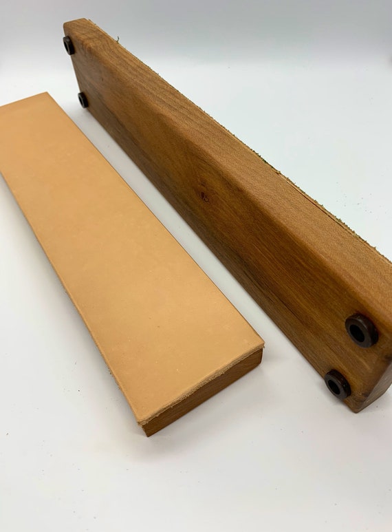 Leather Knife Strop Bench Top | Etsy