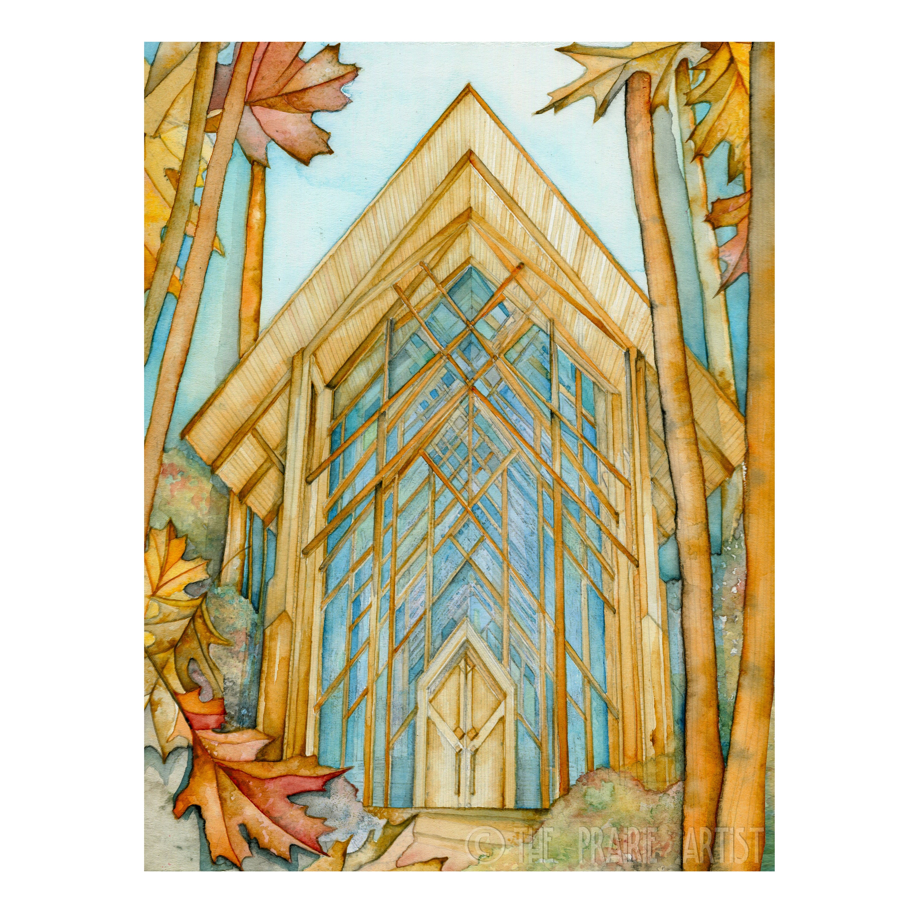 Anthony Chapel Hot Springs Fine Art Watercolor Giclee Print - Etsy