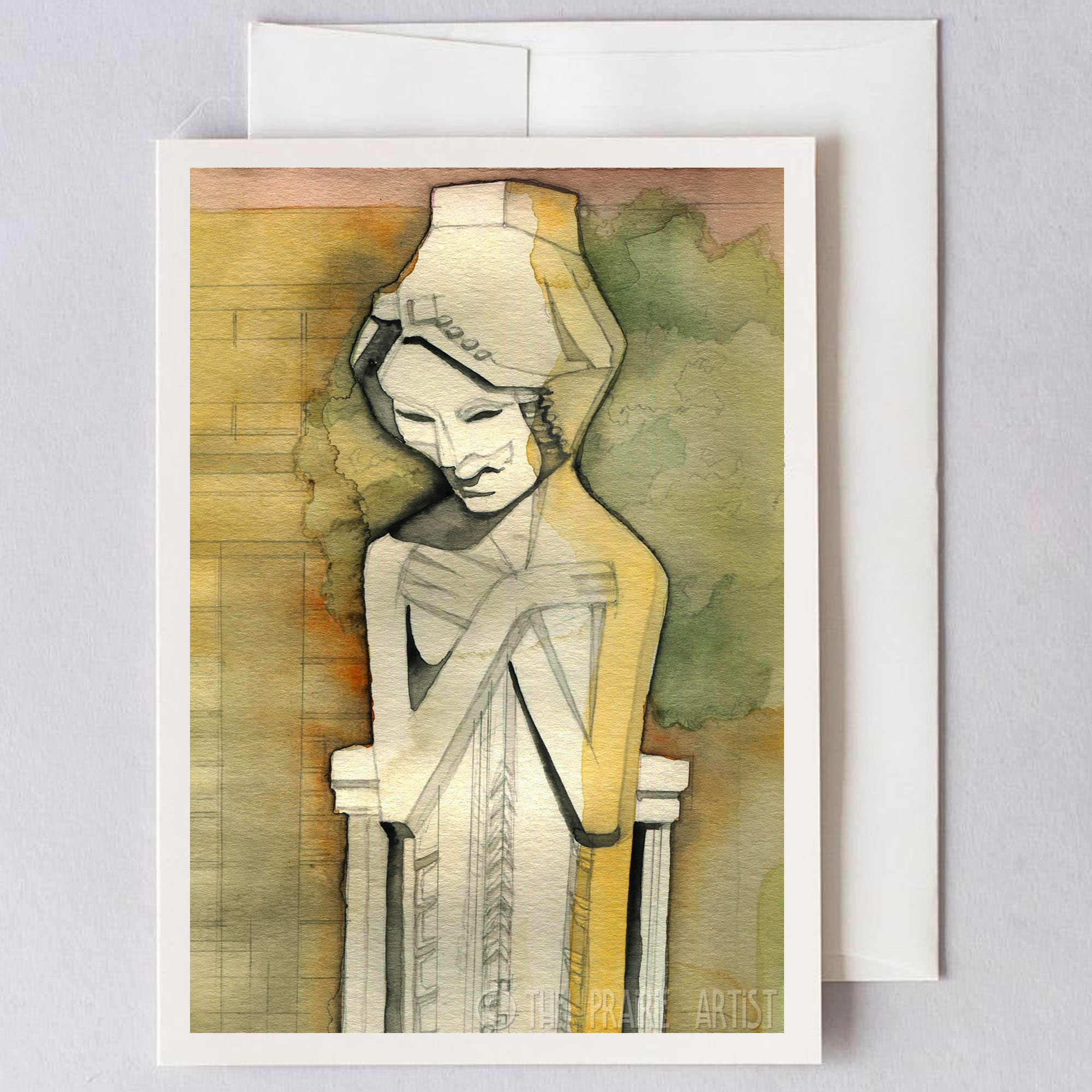 Sprite Watercolor Note Card, Art From the Wright and Iannelli Sprites ...