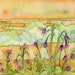 Prairie Wildflowers Watercolor Art Print, Wild Smoke Flower Buds in the ...