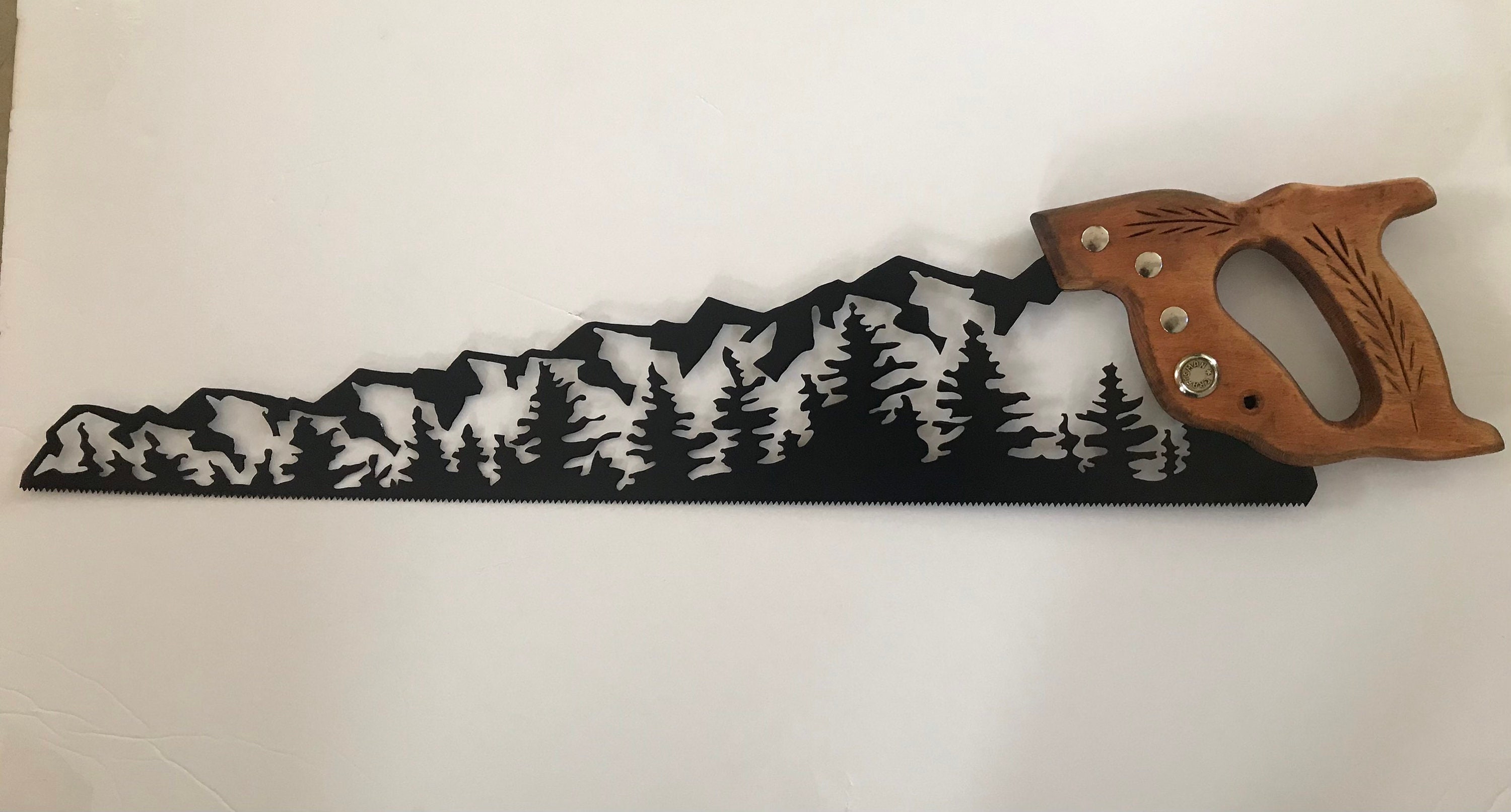 Antique Hand Saw Metal Wall Art | Etsy