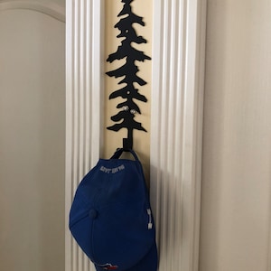 Pine Tree Hook single, Hand Cut Metal Wall Art - Etsy