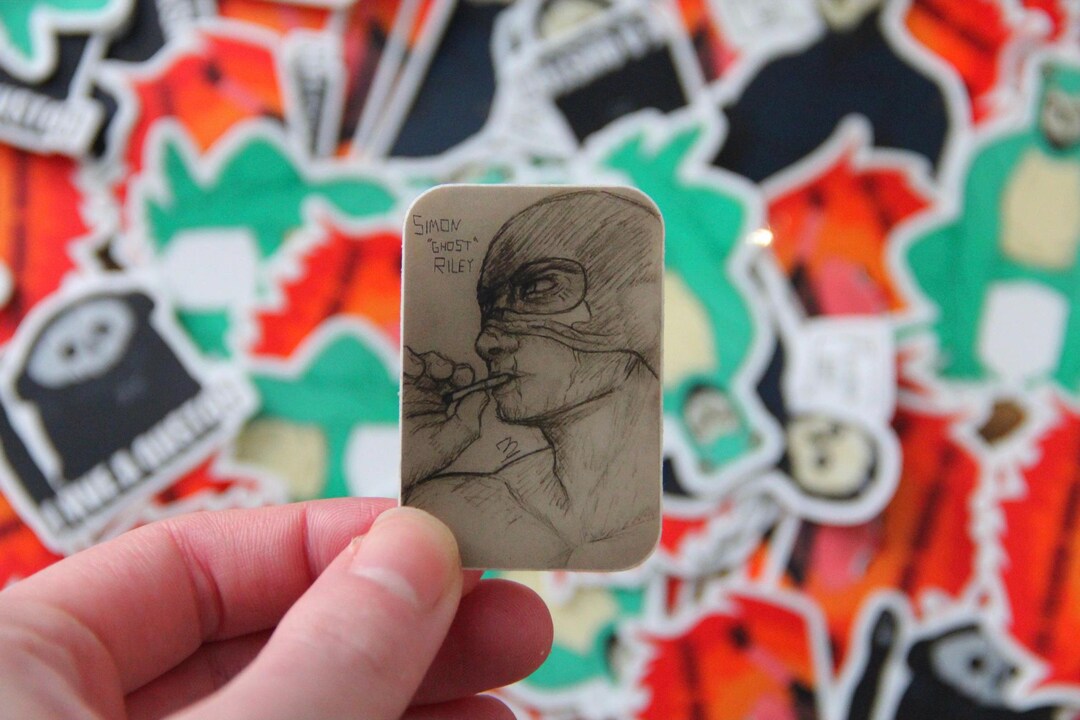Simon “ghost” Riley Sticker - Etsy UK