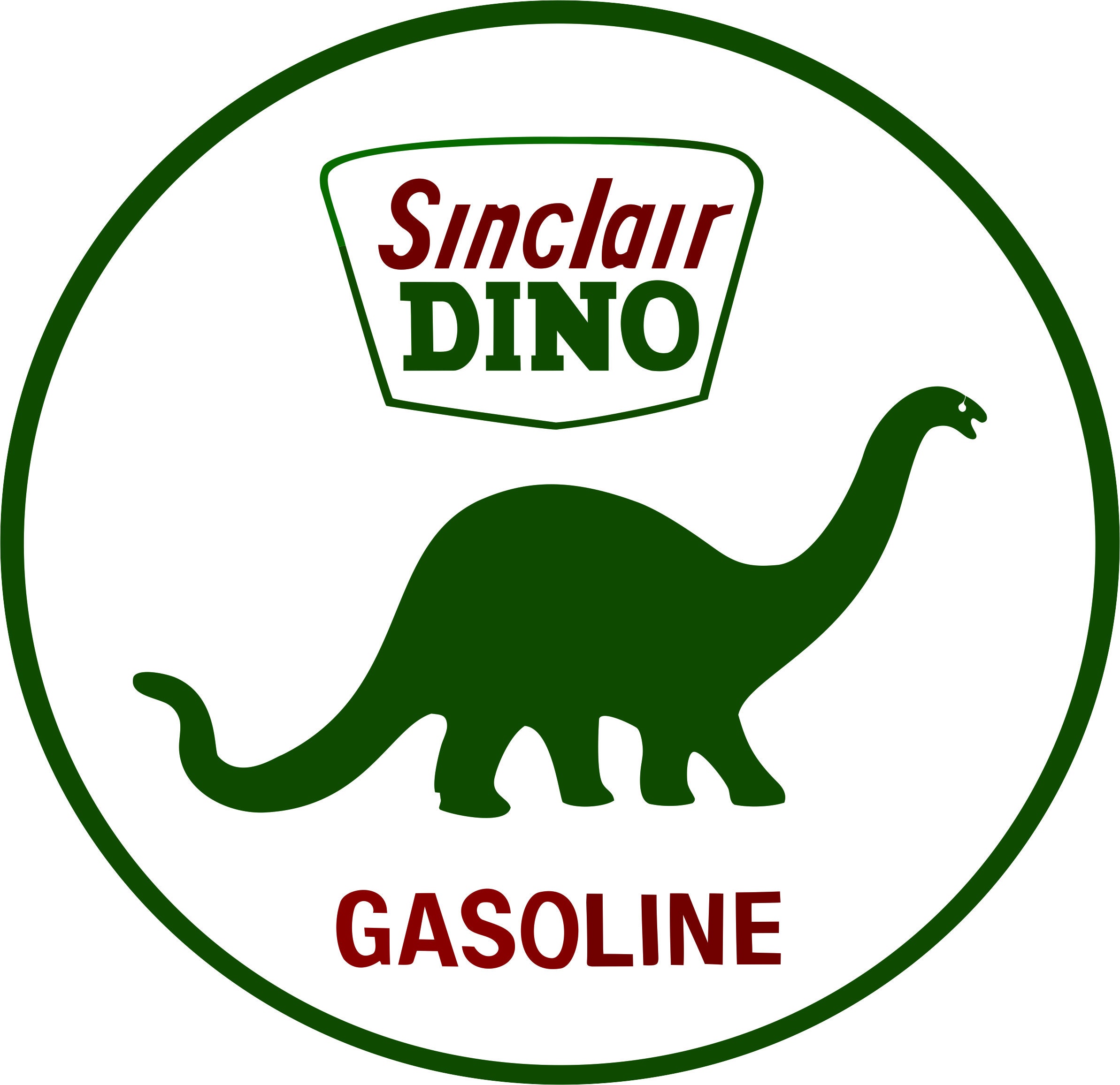 Sinclair Dino Gasoline SVG JPEG para impresión | Etsy
