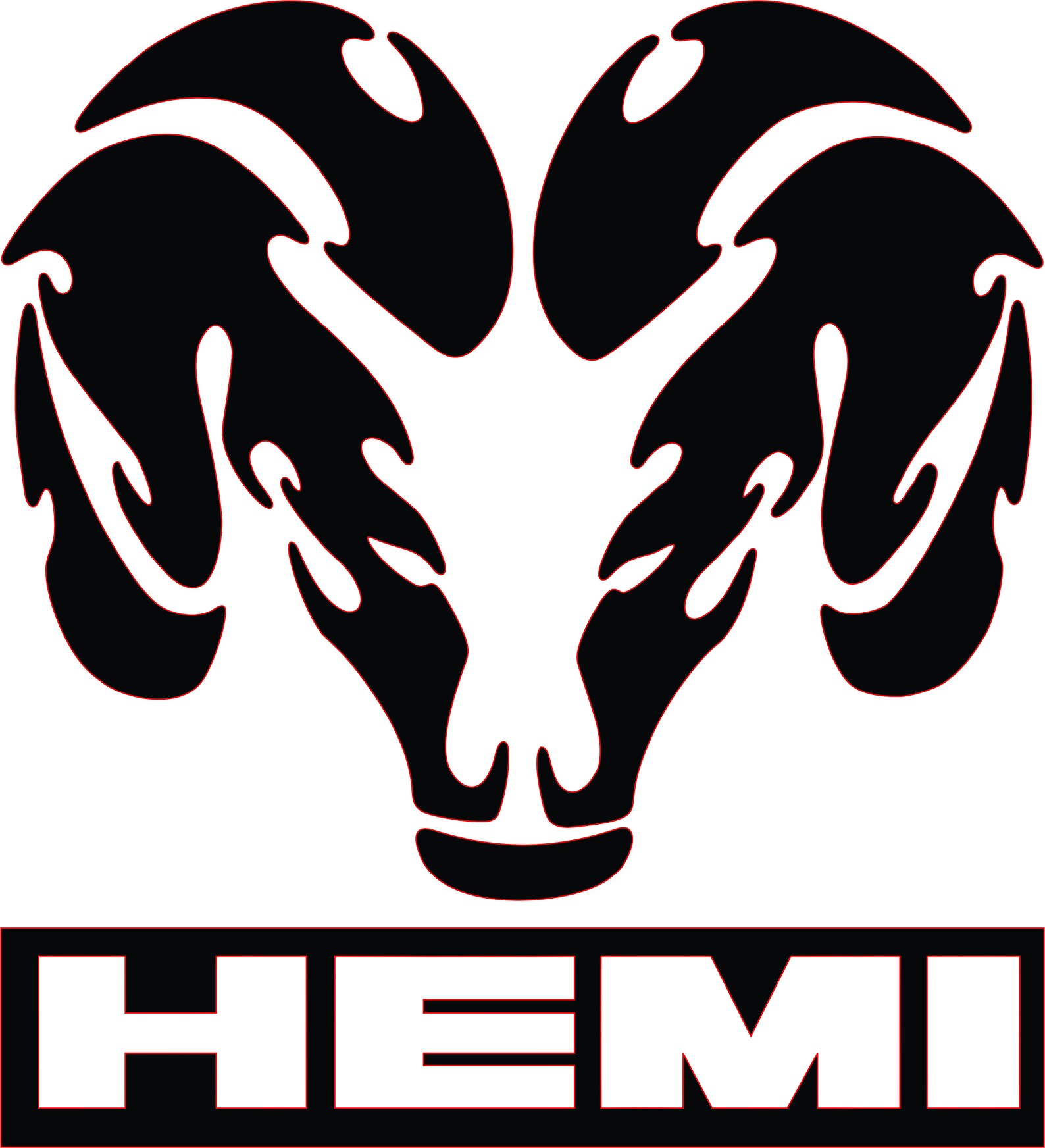 Dodge Hemi logo SVG JPEG | Etsy