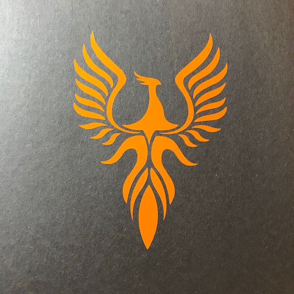 Phoenix Rising Car Decal - Etsy