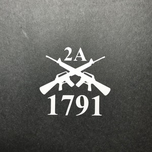 2nd Amendment Decal - Etsy