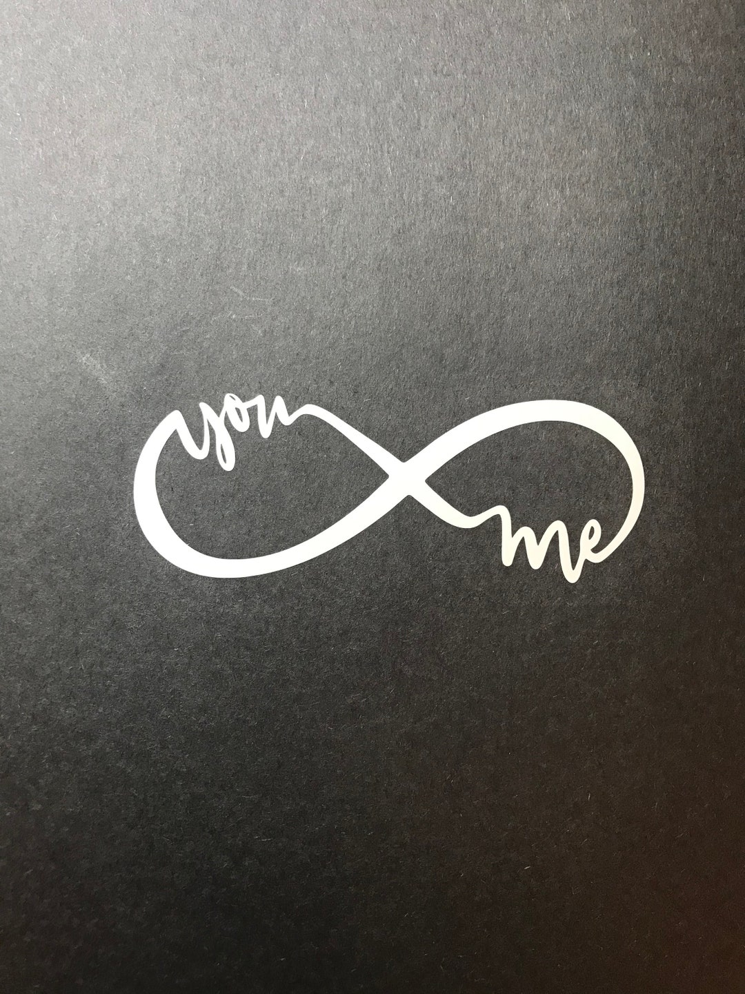 You and Me Infinity Sign Decal - Etsy