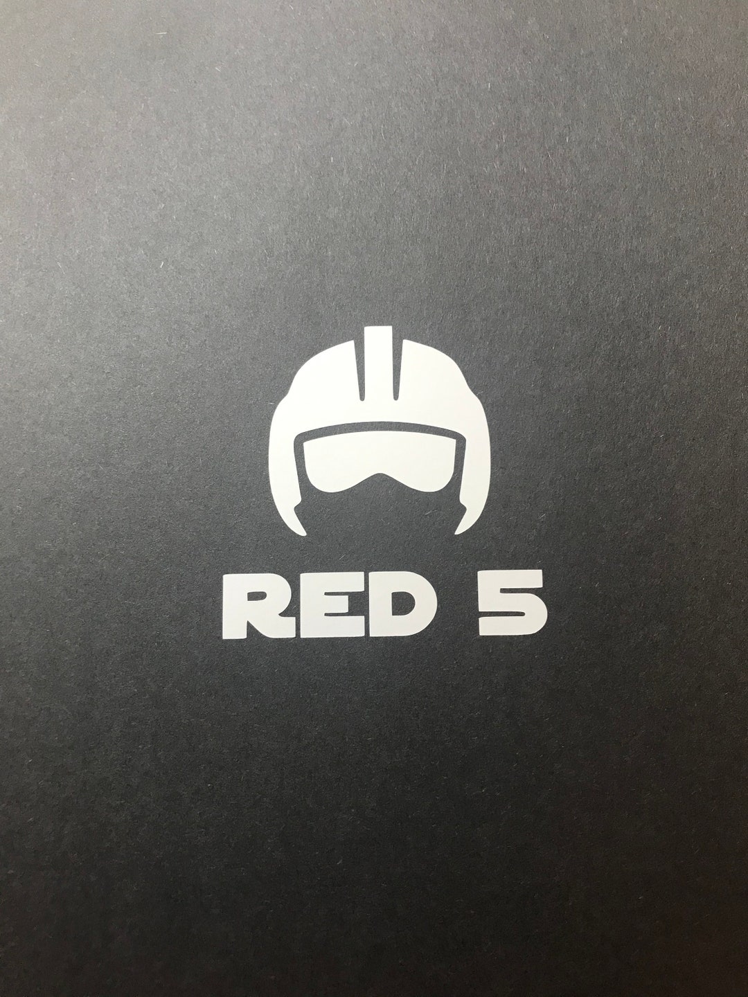 Luke Red 5 Decal - Etsy