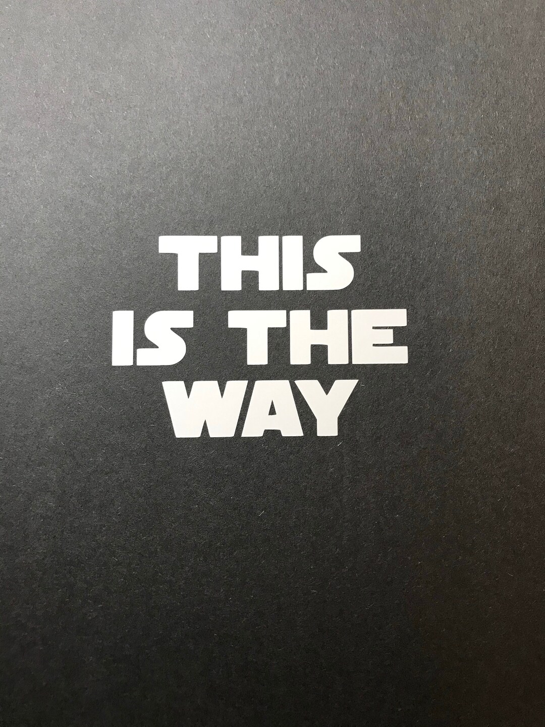 This is the Way Decal - Etsy