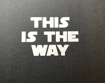 This is the Way Decal - Etsy