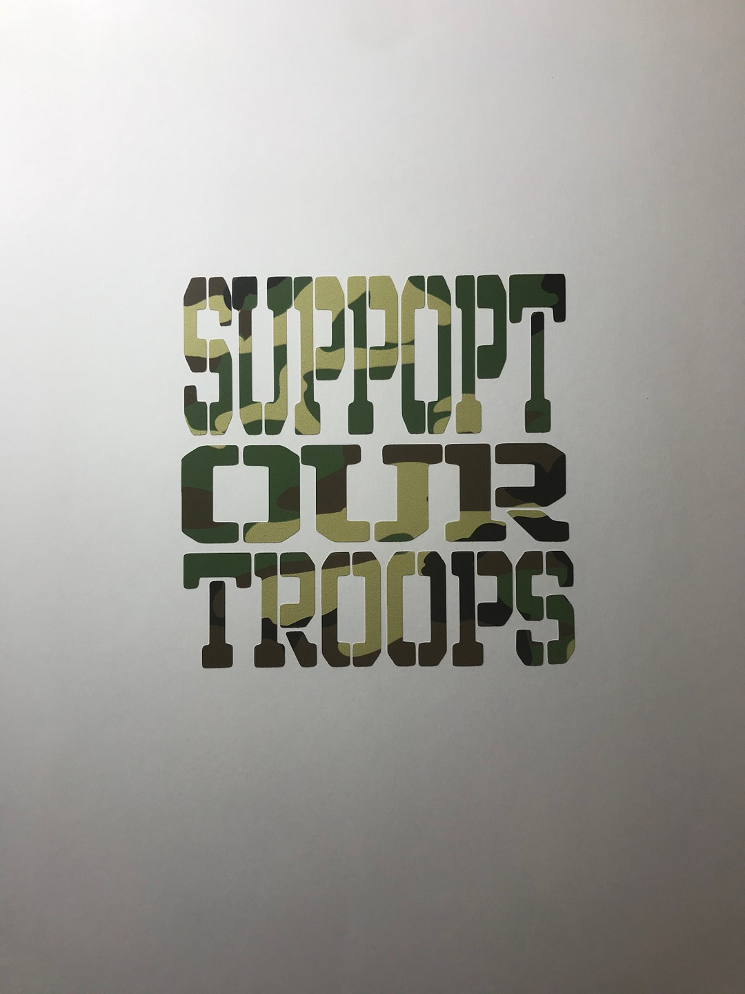 Support Our Troops Decal - Etsy
