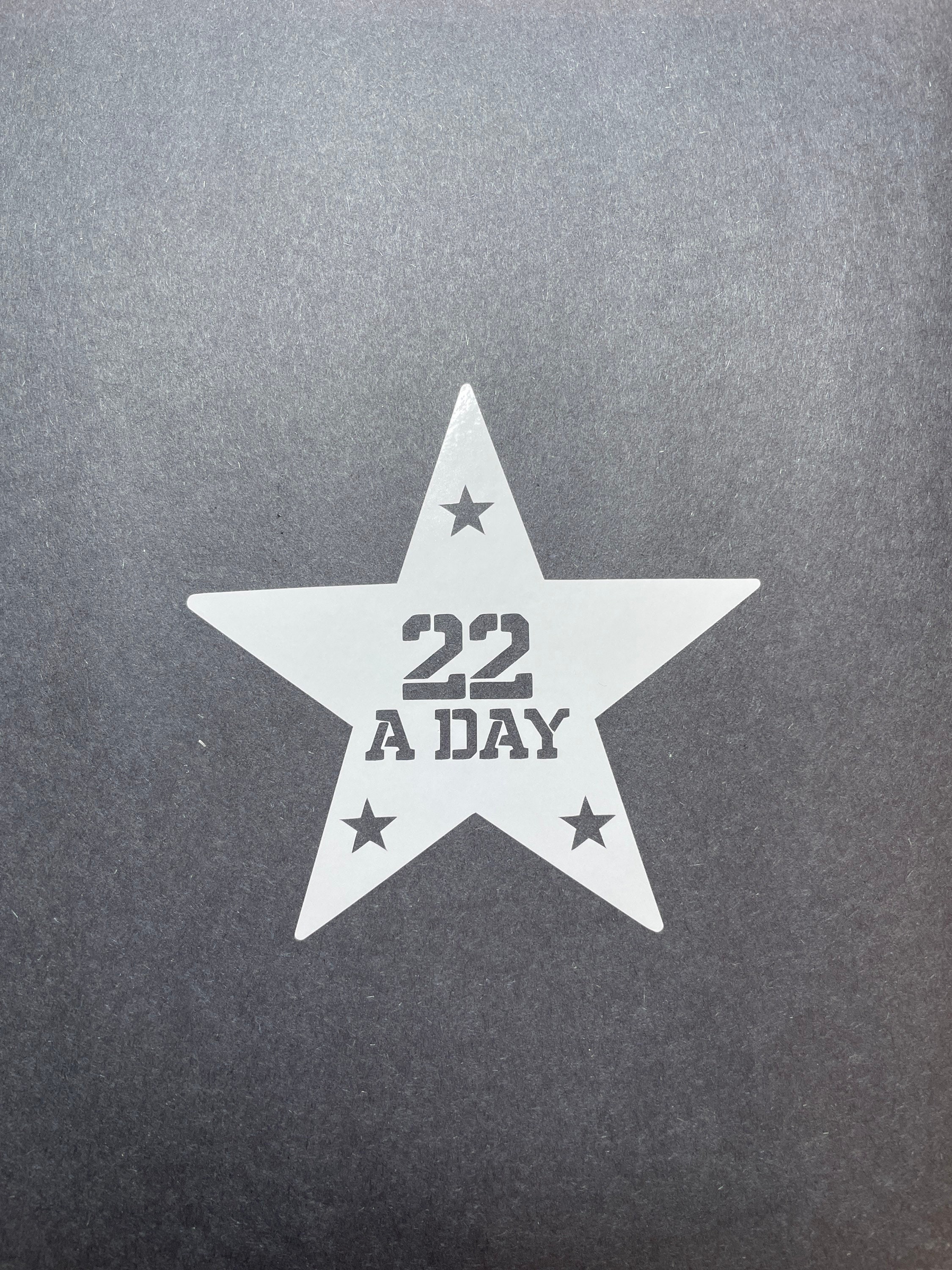 22 A Day Decal - Etsy