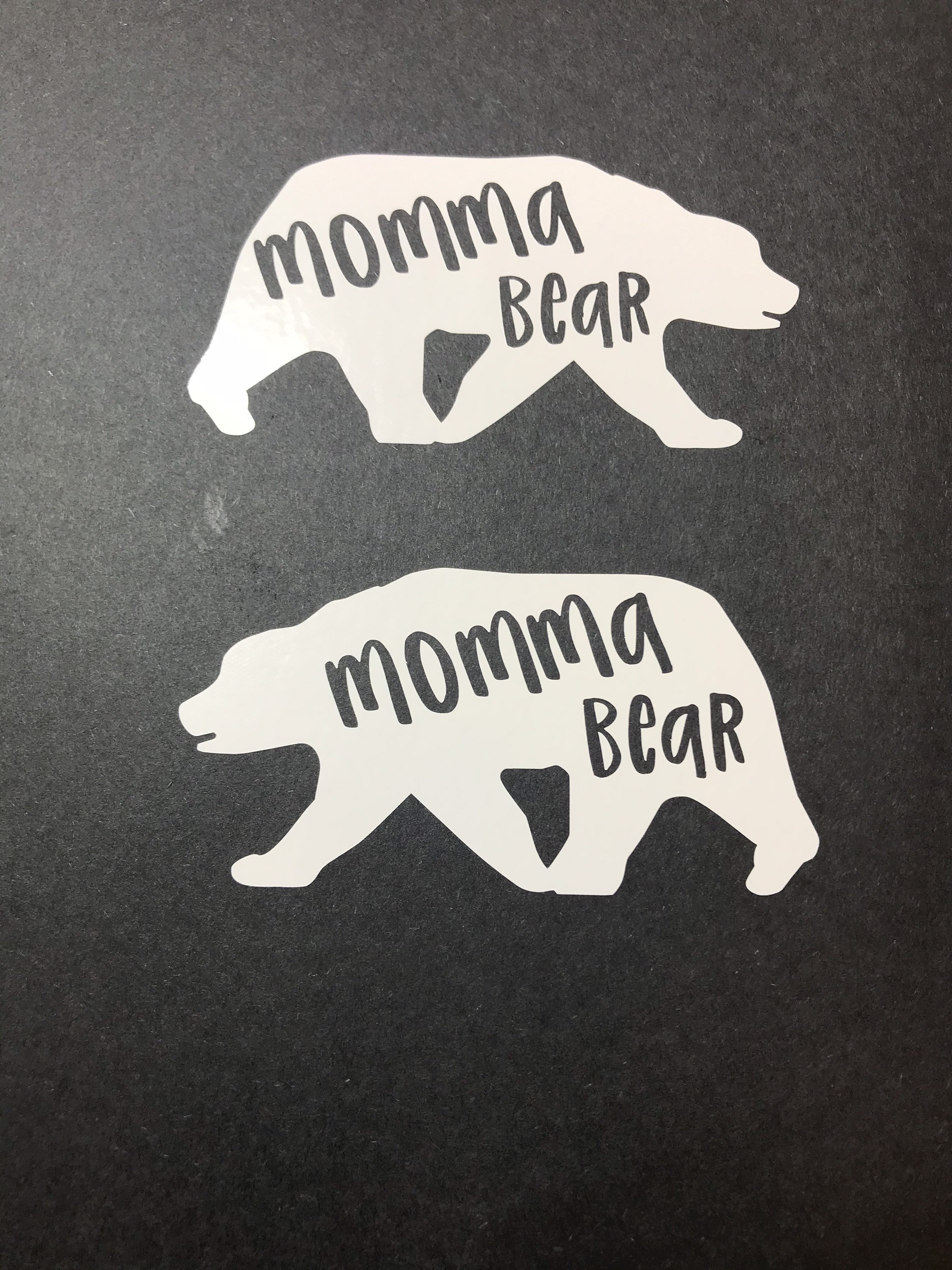Momma Bear Decal | Etsy