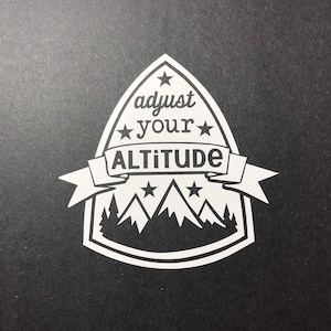 Adjust Your Altitude Decal - Etsy