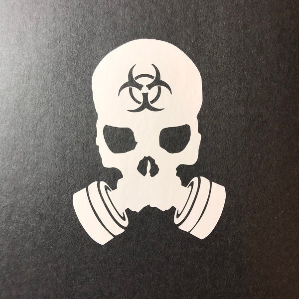 Gas Mask Decal - Etsy