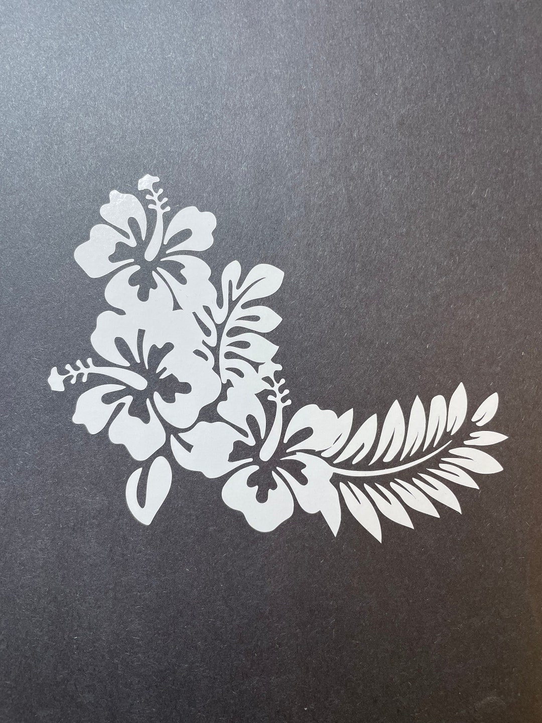 Hibiscus Flower Decal - Etsy