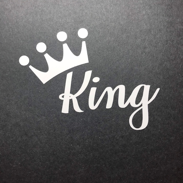 The King Decal - Etsy