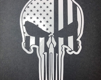 Thin Yellow Line Dispatcher Punisher Skull USA American Flag Hardhat ...