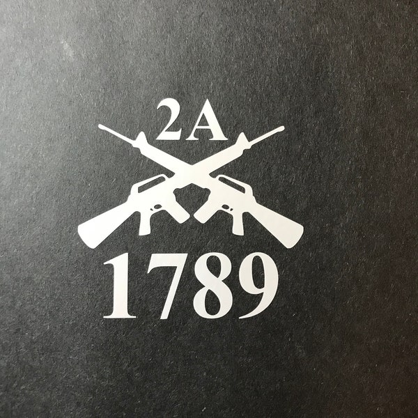 2nd Amendment Decal - Etsy