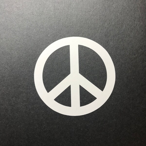Peace Sign Decal - Etsy