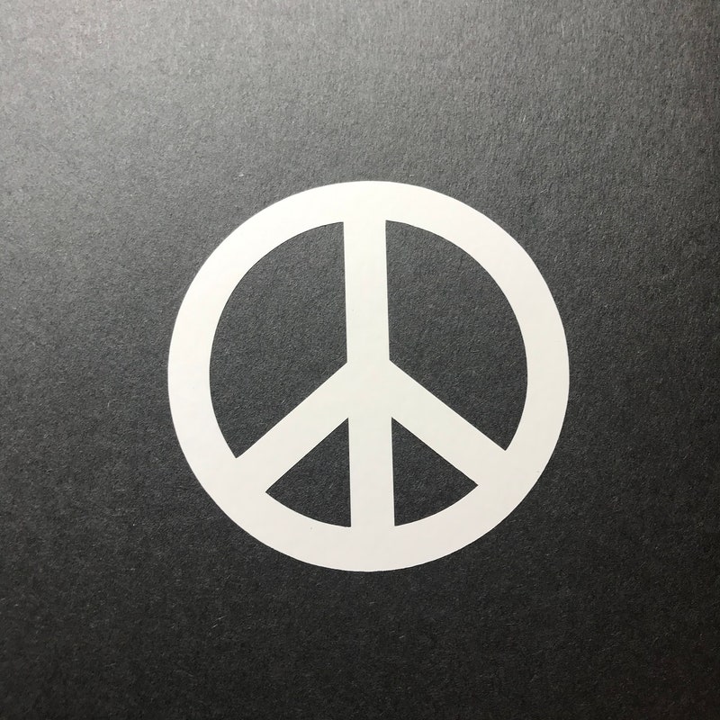 Peace Sign Decal - Etsy