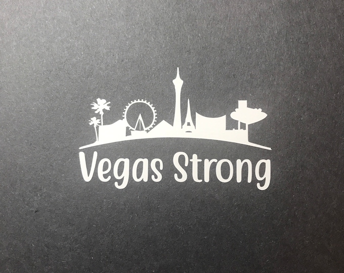 Vegas Strong Decal, Vegas Strong Sticker, Vegas Sticker, Vegas Decal ...