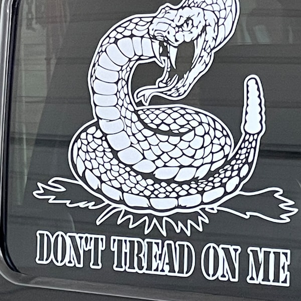 Dont Tread on Me Decals - Etsy