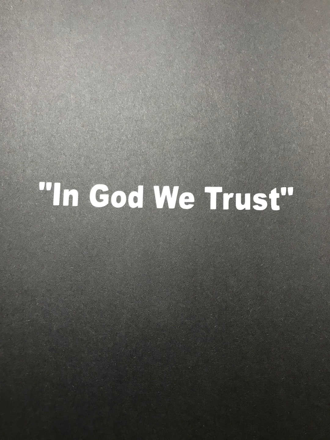 In God We Trust Decal - Etsy