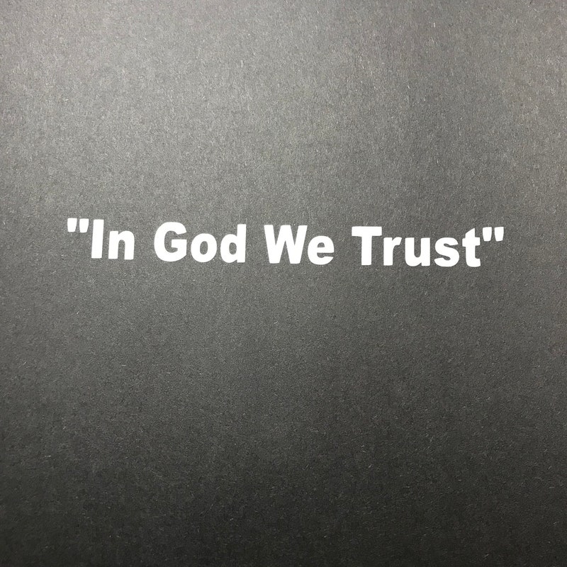In God We Trust Labels - Etsy