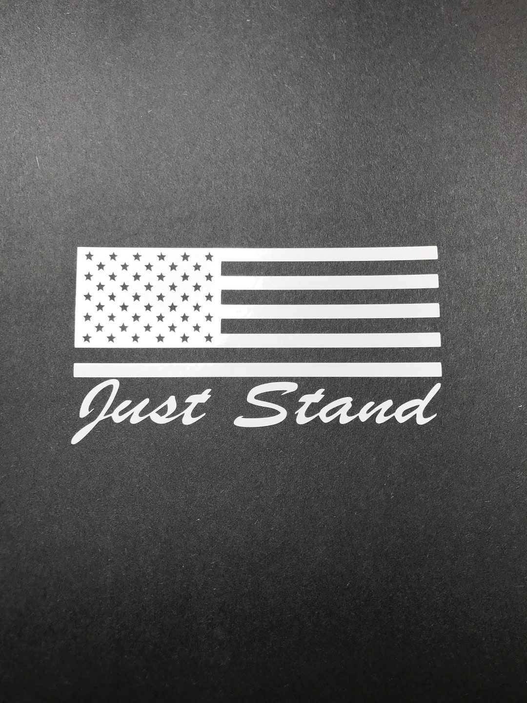 Just Stand Decal - Etsy