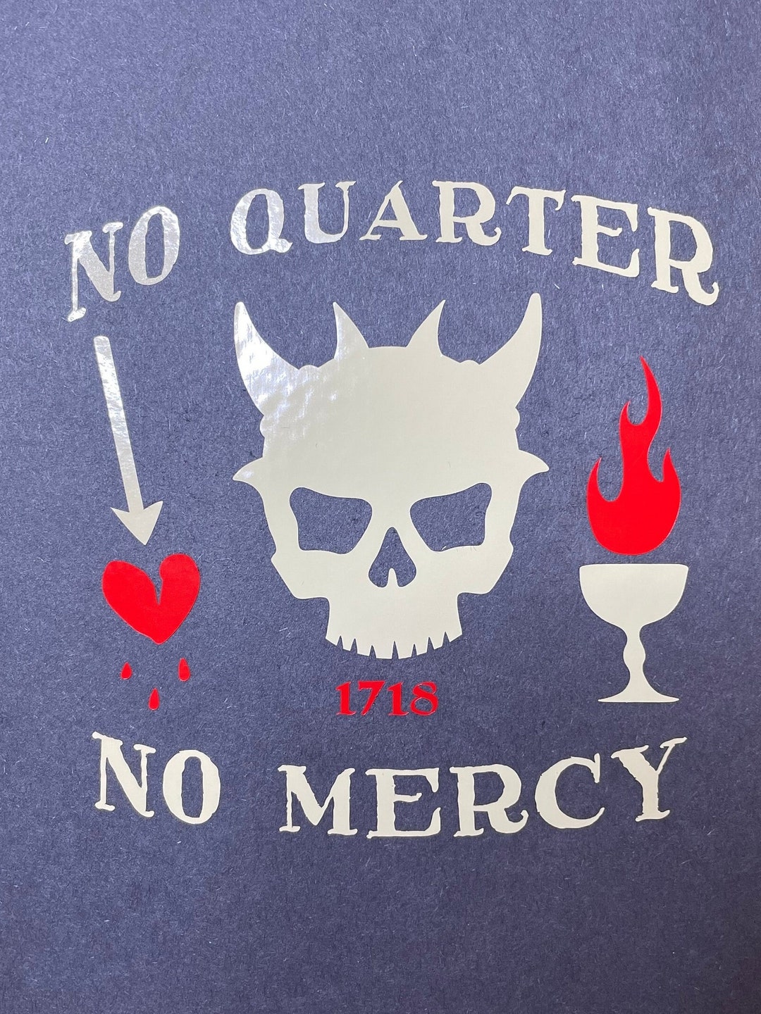 Blackbeard Flag Decal - Etsy