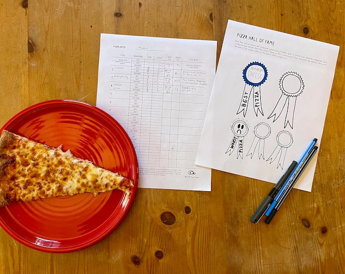 Slice of Fun: A Printable Pizza Party Kit - Etsy