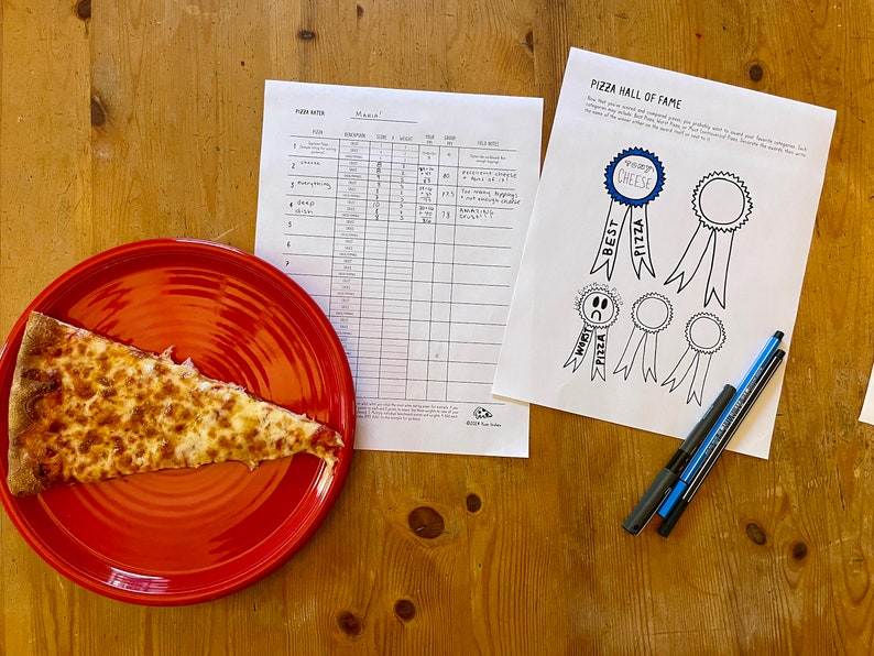 Slice of Fun: A Printable Pizza Party Kit, Pizza Tasting Scorecard - Etsy