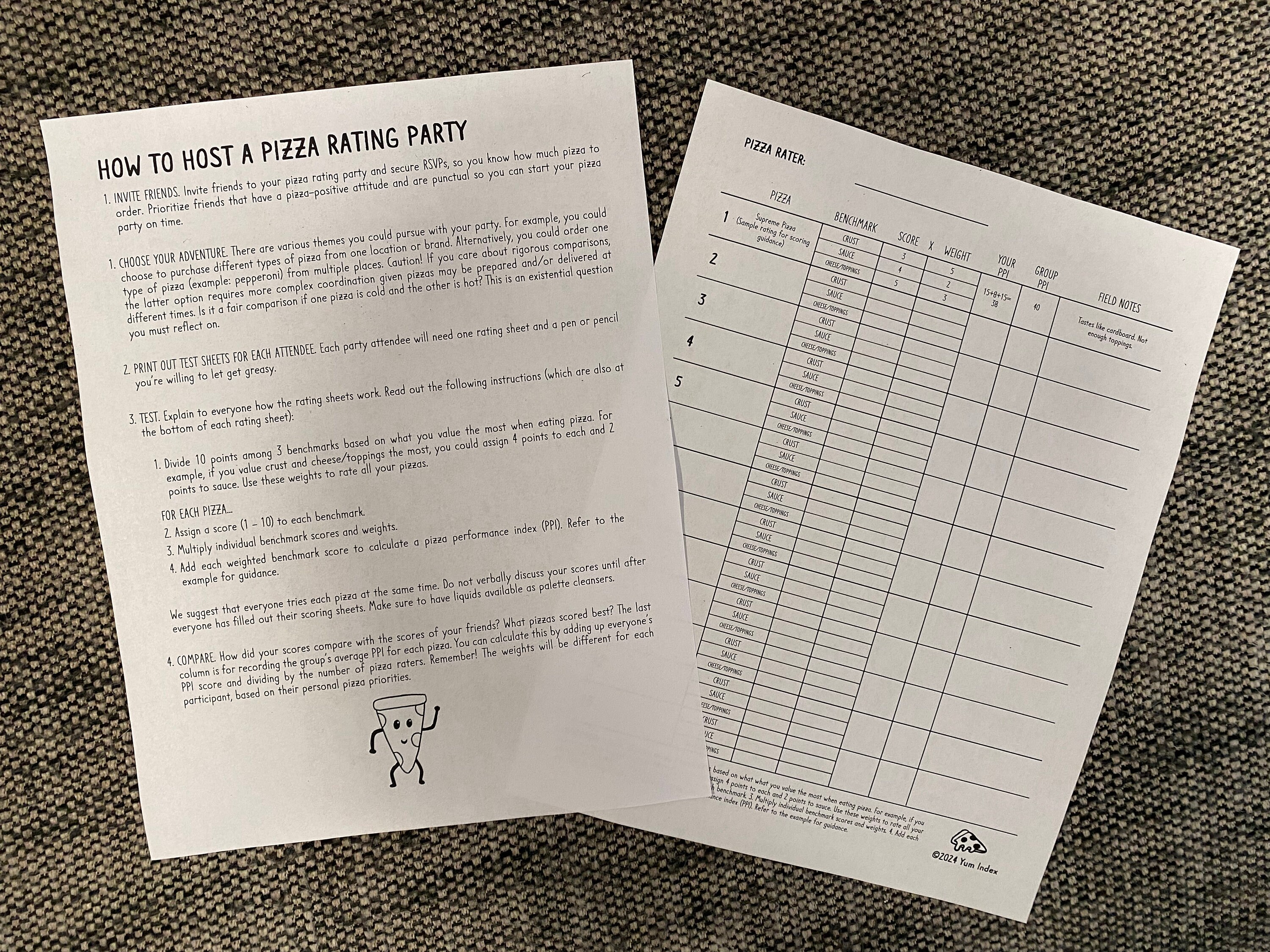 Slice of Fun: A Printable Pizza Party Kit - Etsy