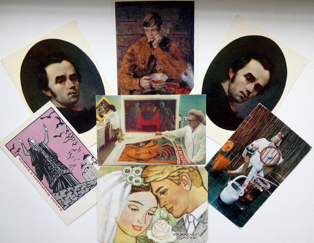 Vintage Postcards From the 70s Depicting People - Etsy