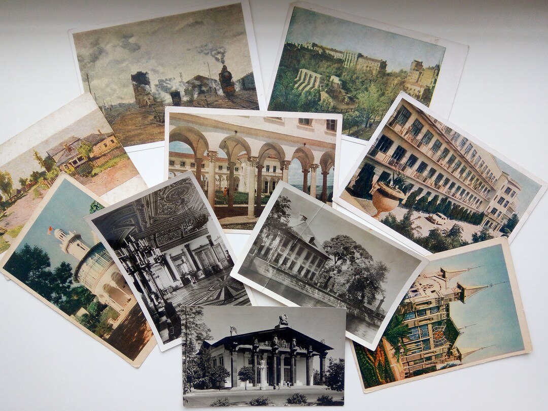 Vintage Soviet Postcards of the 50s With Sights and - Etsy