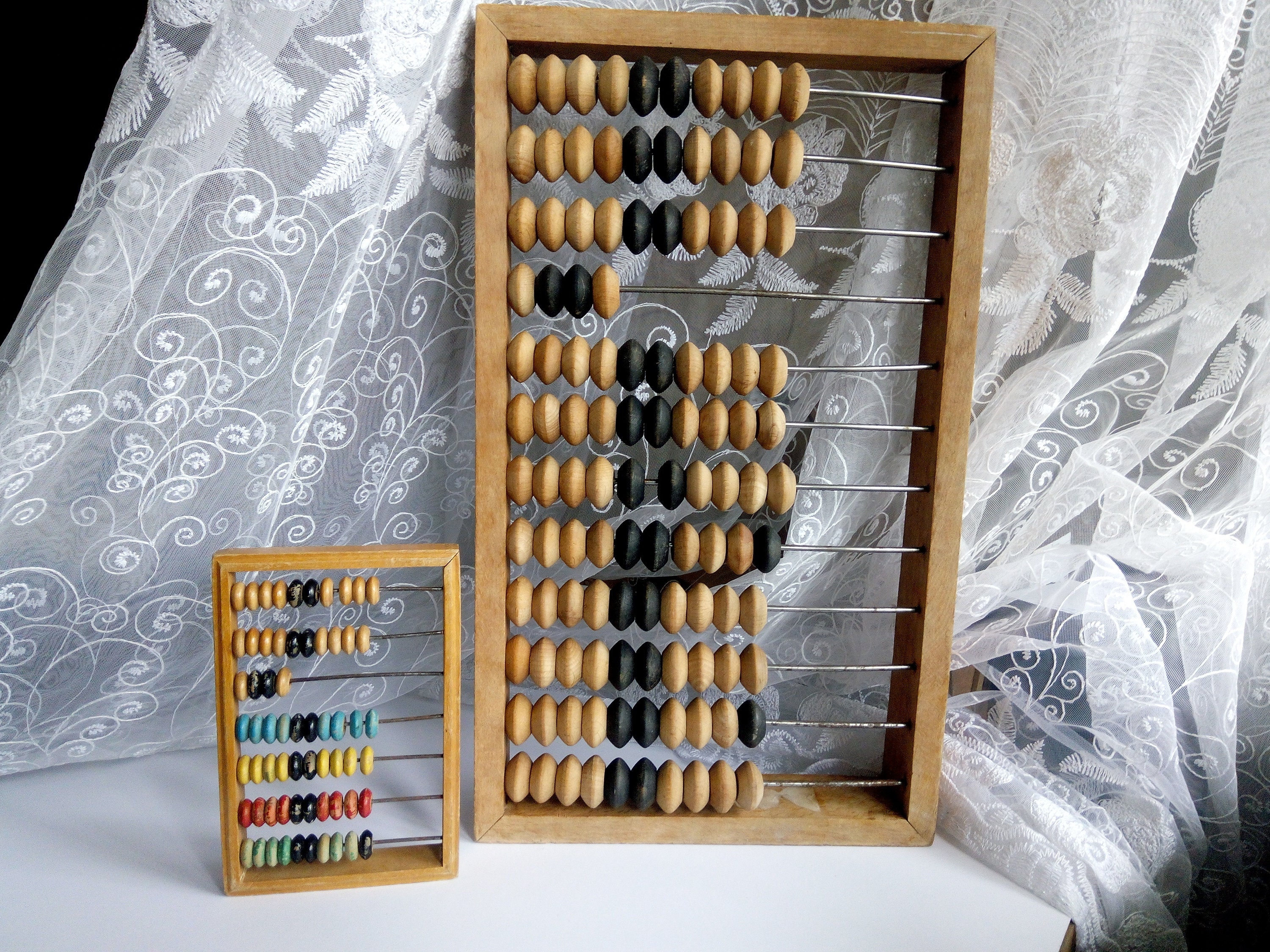 Memorabilia Art & Collectibles Vintage Soviet wooden abacus Soviet abacus 1960-70 Antique abacus ...