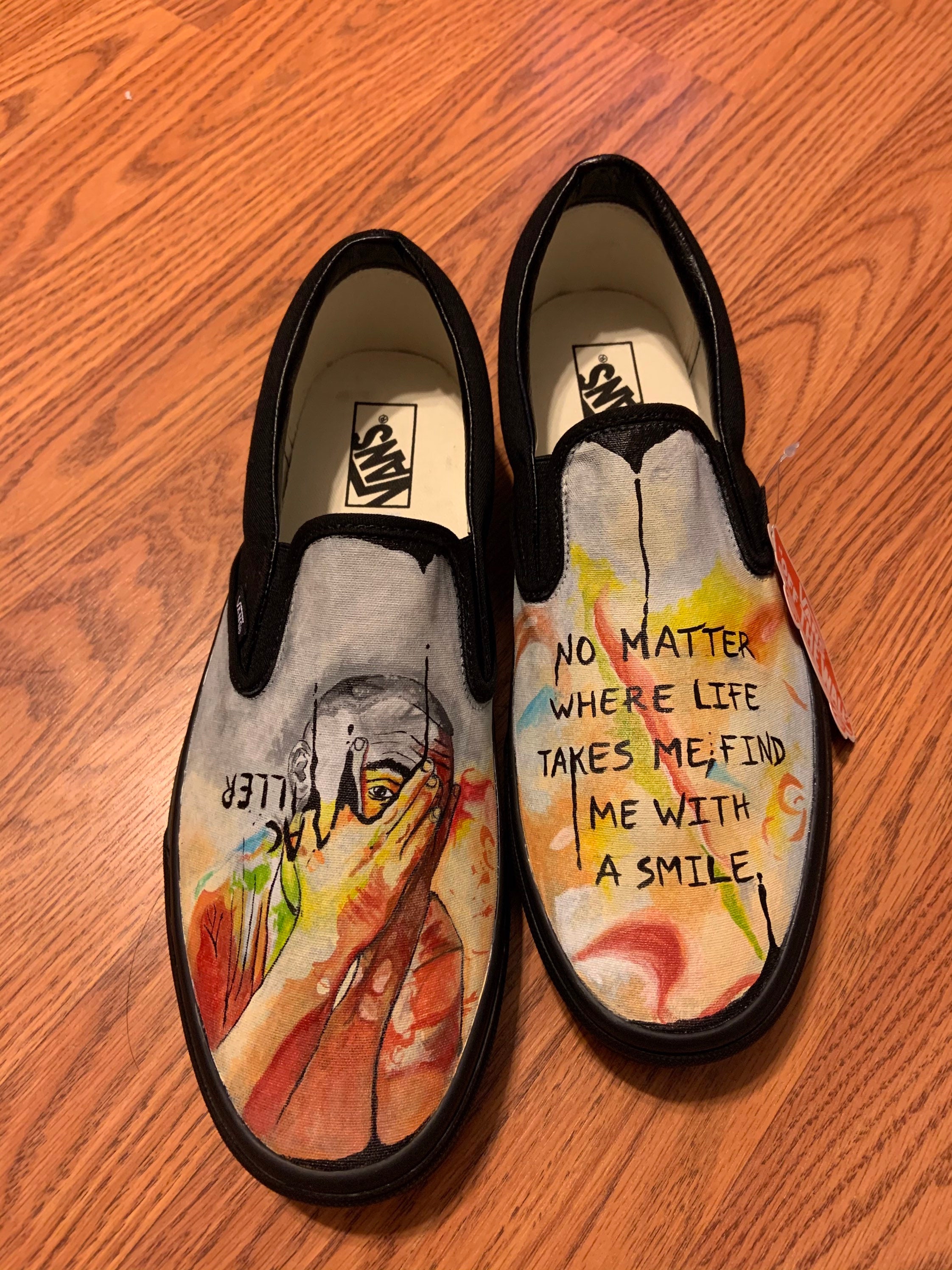 Made to Order Hand-painted Vans | Etsy