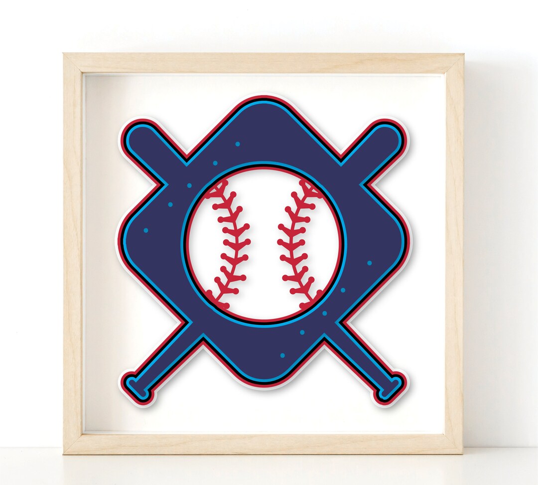 Baseball Mandala 3d SVG for Paper Cardstock Cricut Silhouette - Etsy