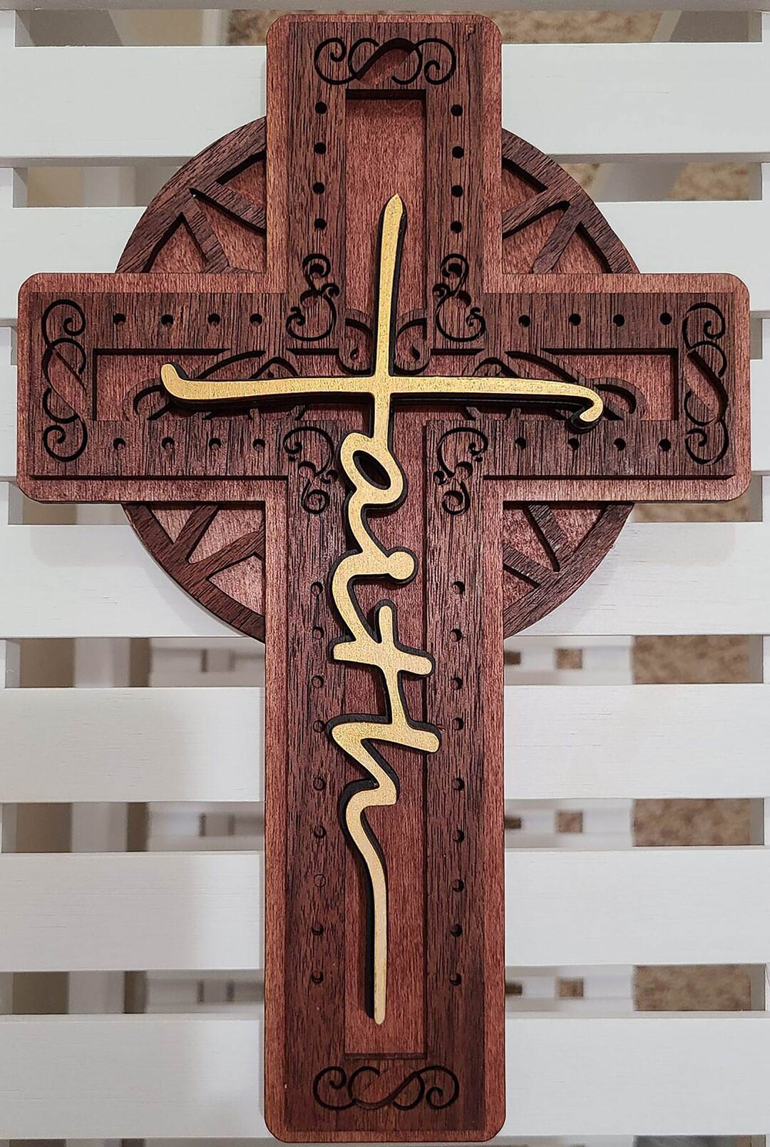 Faith Cross for Glowforge Laser SVG - Etsy