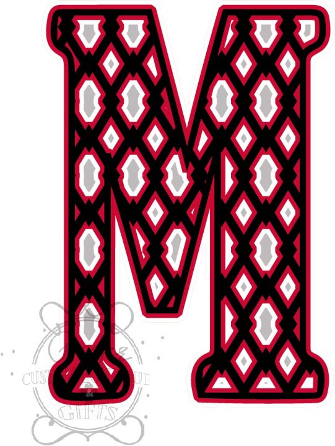 3d Alphabet M SVG - Etsy
