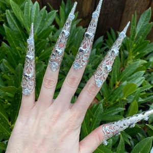 Alena Silver Finger Jewelry: Finger Claw- Finger Armour Claw -finger ...