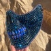 Blue Skull Mask: Face Mask, Skull Mask, Tear Drops, Crystals, Festival ...