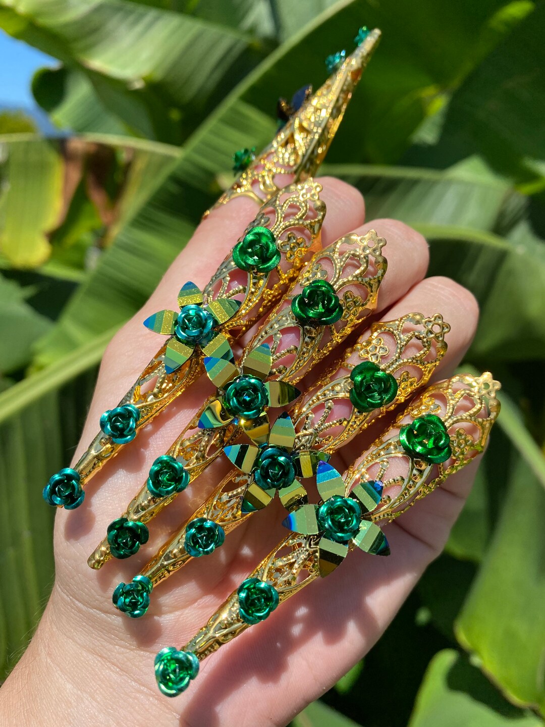 Green Helen Finger Jewelry: Finger Claw- Finger Armour Claw -finger ...