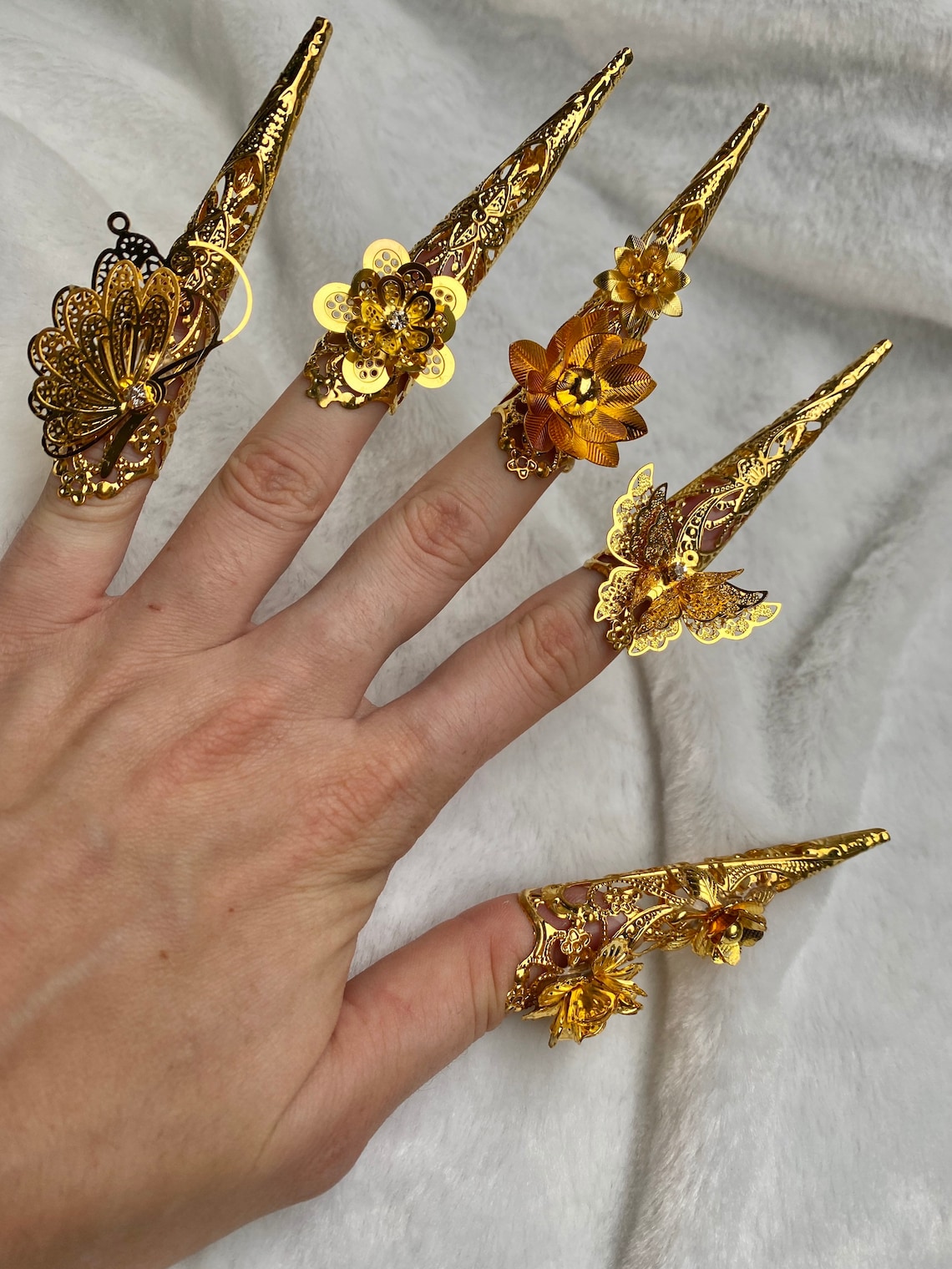 Annabel finger jewelry:Finger claw Finger armour claw Finger | Etsy