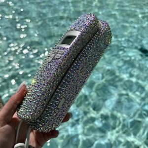 Blinged-out Rhinestoned House, Office Phone - Etsy