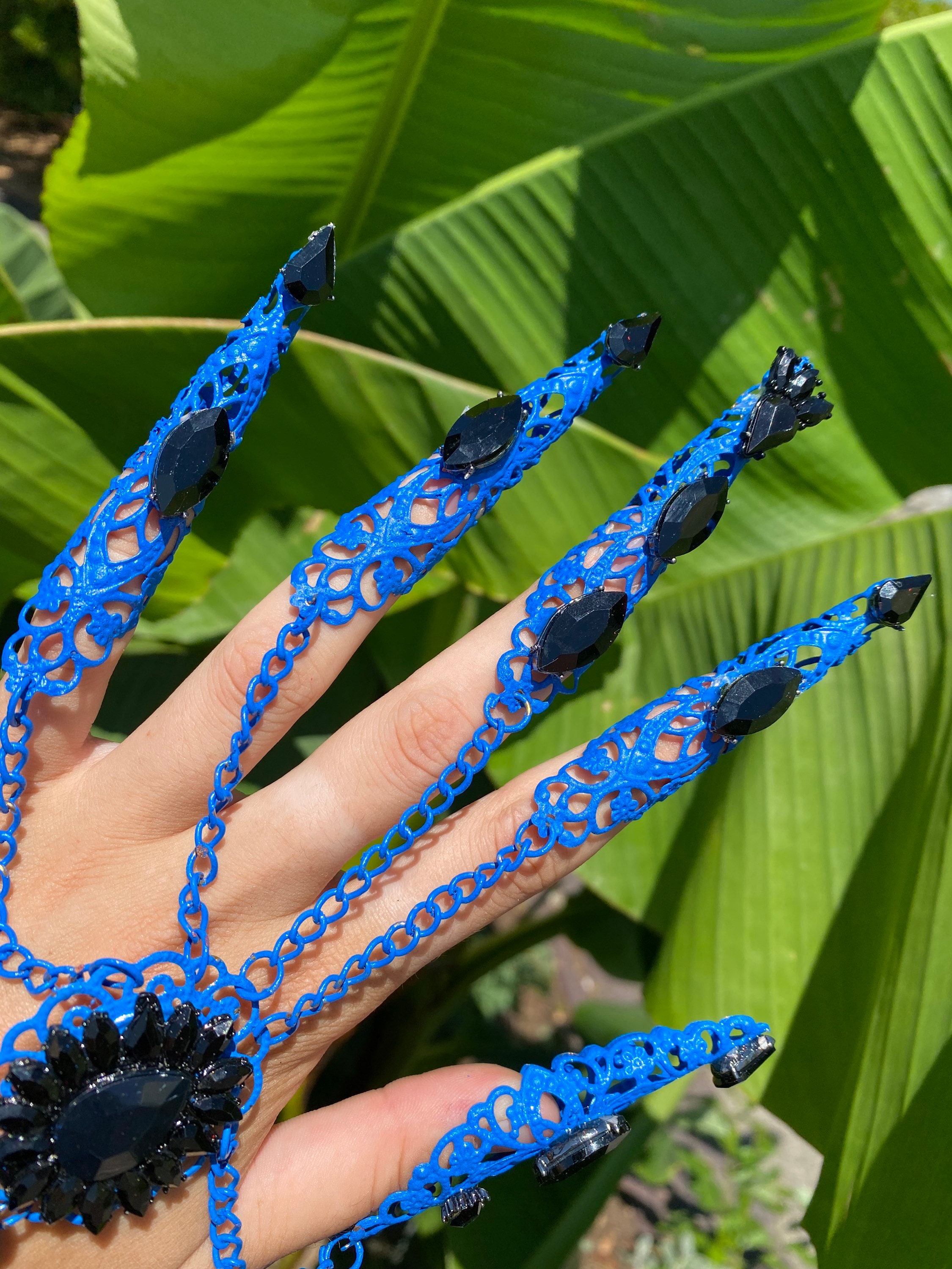 Stephanie Finger Jewelry Bracelet: Finger Claw Finger Armour - Etsy