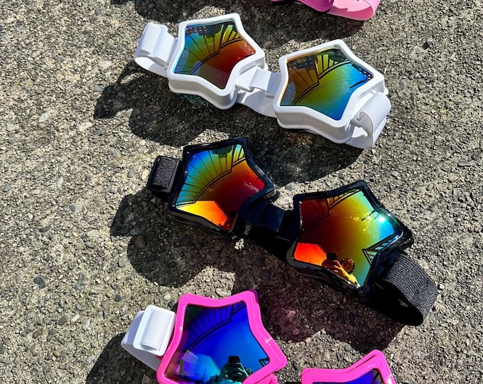 Custom Star Raver Y2K Goggles - Version 1 - Etsy