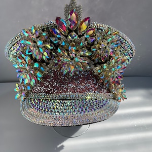 Pink Ultimate Captain Hat: Festival Hat, Military Hat, Rave, Edc, Cap ...